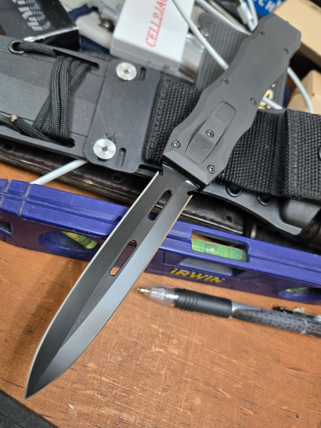 Desert Knife Works Sandshark Black DLC M390 OTF || WE BE KNIVES – We Be ...
