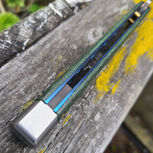 Benchmade 99-242 Gold Class Necron Jungle Wear Fat Carbon Damasteel ...